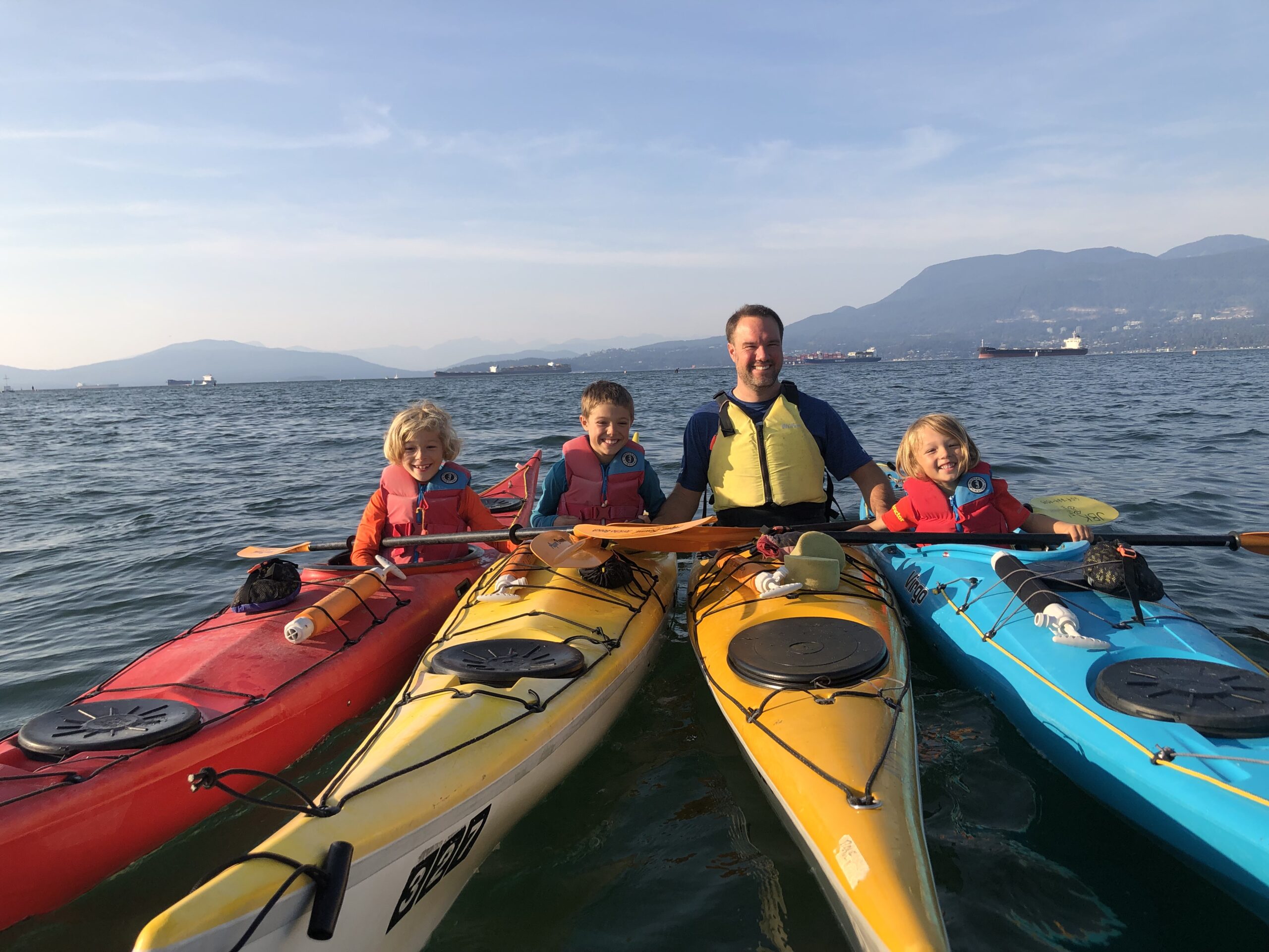 Family Kayaking Activities in Vancouer - Jericho Beach Kayak